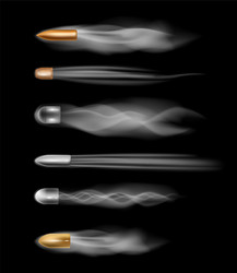Bullet Trail Trace Vector Images (over 110)