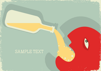 Drunk people Royalty Free Vector Image - VectorStock