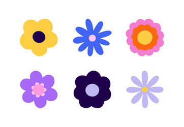 Retro Daisy Vector Images (over 15,000)