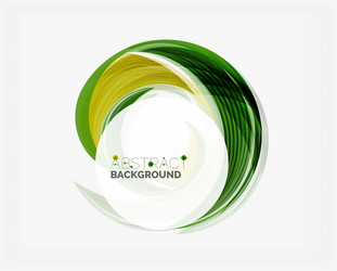 Swirl company logo design Royalty Free Vector Image