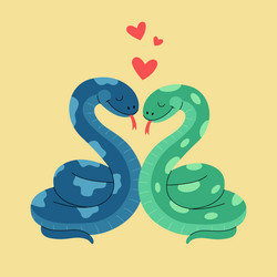 Two Snakes Vector Images (over 730)
