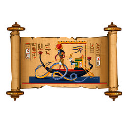 Ancient greek papyrus Royalty Free Vector Image