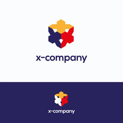 X company logo Royalty Free Vector Image - VectorStock