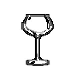 Bartender cocktail shaker game pixel art Vector Image