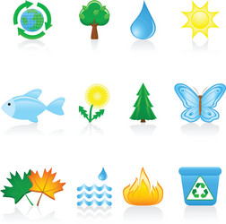 Green energy symbol Royalty Free Vector Image - VectorStock