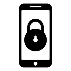 Laptop lock personal data security cyber access Vector Image