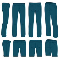 Jeans Template Vector Images (over 6,900)