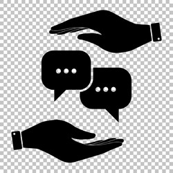 Protect symbol on the transparent background Vector Image