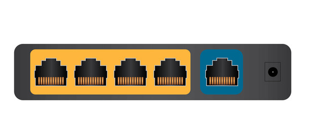 Fiber optic cable with sc lc fc and st connector Vector Image