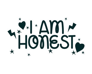 Affirmation calligraphy Royalty Free Vector Image