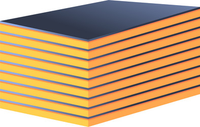 Soundproofing roll icon cartoon style Royalty Free Vector