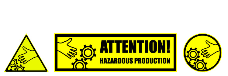 Mechanical Hazard Sign Vector Images (over 270)