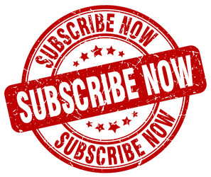 Subscribe now sticker subscribe now label Vector Image