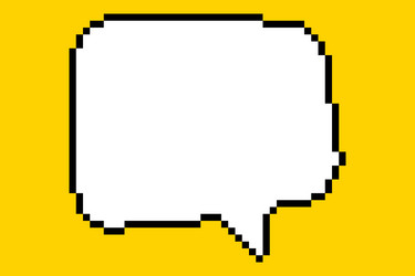 8 Bit Speech Bubble Vector Images (over 300)