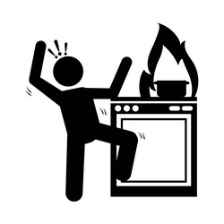 Kitchen Hazards Vector Images (over 390)