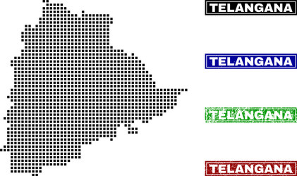 Telangana Political Map Vector Images (over 100)