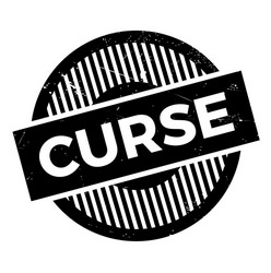Curse rubber stamp Royalty Free Vector Image - VectorStock