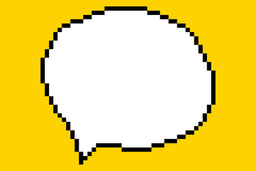 8 Bit Speech Bubble Vector Images (over 300)