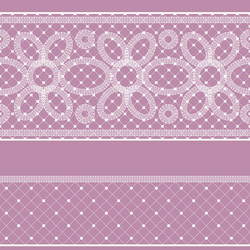 Lace single patterns collection pattern Royalty Free Vector