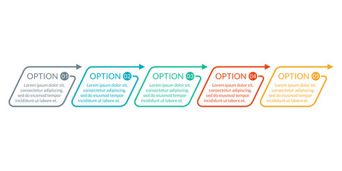 5 Section Info Graphic Vector Images (over 360)