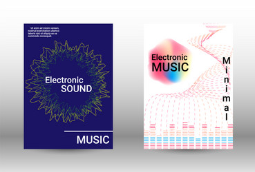 Modern musical cover Royalty Free Vector Image