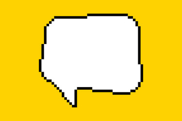 8 Bit Speech Bubble Vector Images (over 300)