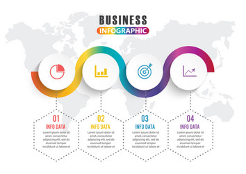 Lng concept for infographic template banner Vector Image