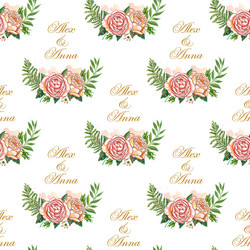 Flower alphabet letter d pattern Royalty Free Vector Image