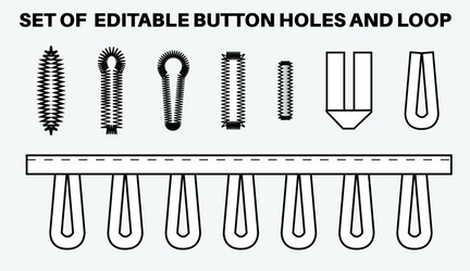 Buttonhole Vector Images (over 150)