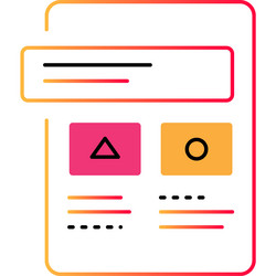 Ux ui designer creating mobile application Vector Image