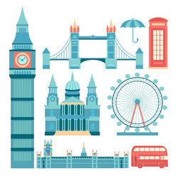 London symbols Royalty Free Vector Image - VectorStock