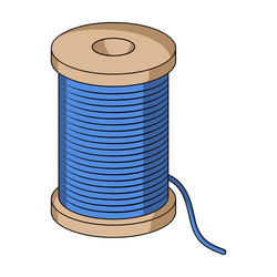 Colored thread reel Royalty Free Vector Image - VectorStock