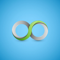 Infinity color icon sign element graphic Vector Image
