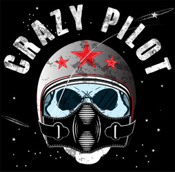 Skull Pilot Vector Images (over 320)