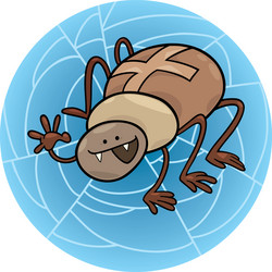 Cartoon spider Royalty Free Vector Image - VectorStock