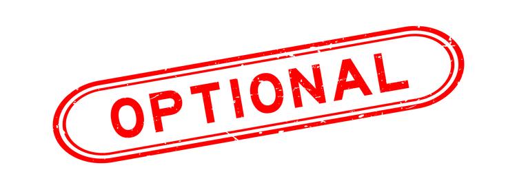 Grunge red objective word rubber seal stamp Vector Image