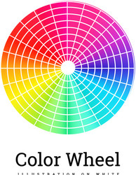 Color wheel Royalty Free Vector Image - VectorStock