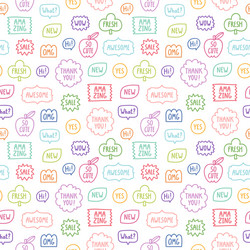 Colorful phrases collection Royalty Free Vector Image