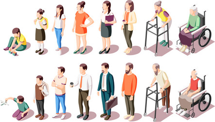 Gender equality fair opportunities for different Vector Image