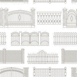 Gate doors Royalty Free Vector Image - VectorStock