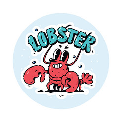A cute red demon devil lucifer is a cartoon not Vector Image