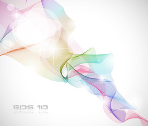 Wavy transparent retro slide background Royalty Free Vector