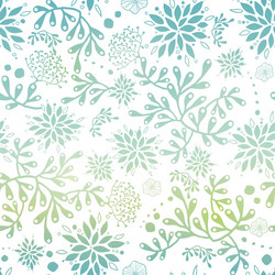 Sea reef corals seamless pattern marine abstract Vector Image