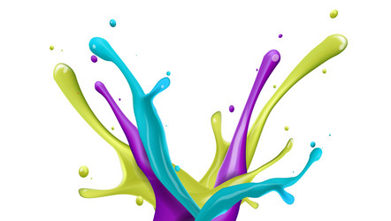 Color splash Royalty Free Vector Image - VectorStock