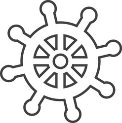 Timon ship isolated icon design Royalty Free Vector Image