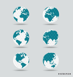 Modern globe design Royalty Free Vector Image - VectorStock