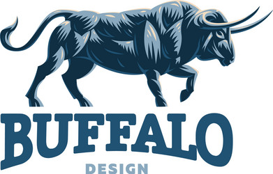 Bull logo Royalty Free Vector Image - VectorStock