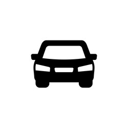 Car icon car sign sedan Royalty Free Vector Image
