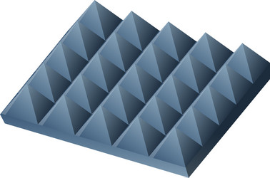 Soundproofing isolation icon cartoon style Vector Image