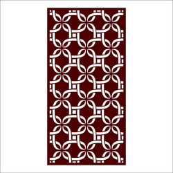 Islamic arabic cnc laser pattern decorative panel Vector Image